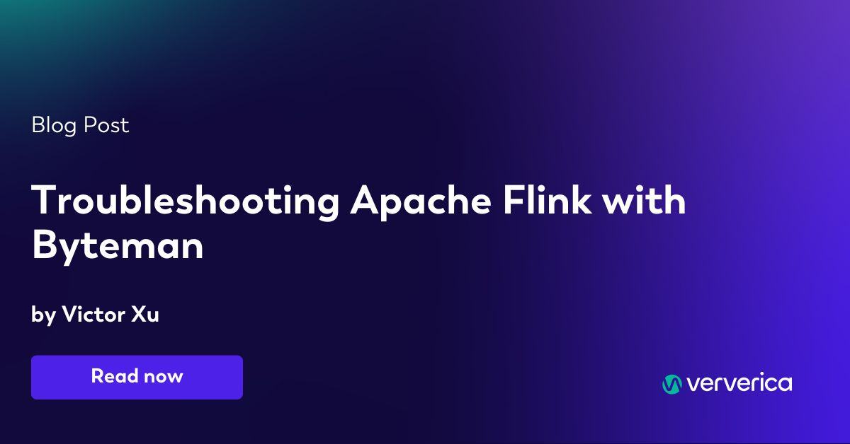 Troubleshooting Apache Flink with Byteman